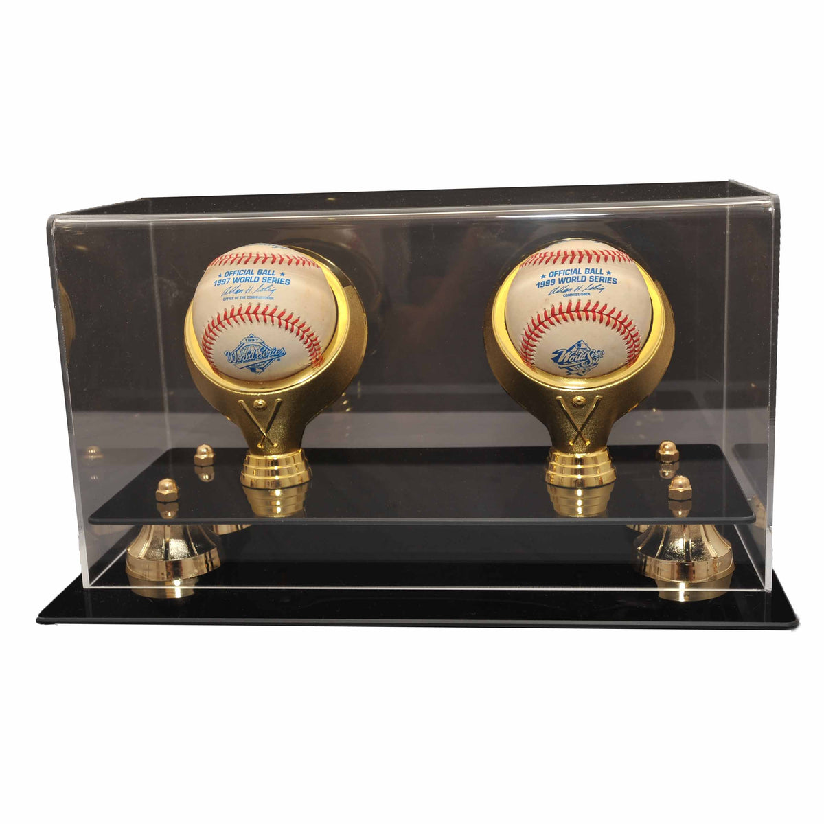 Acrylic Baseball Display Case Duo – PLAXCO